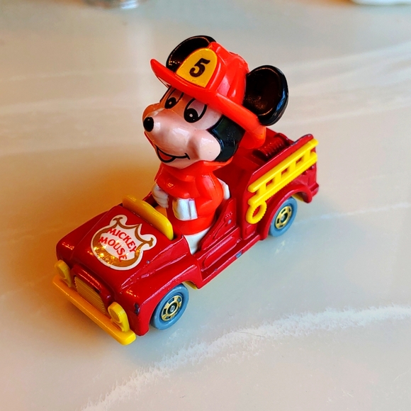 Disney | Toys | Vintage Mickey Mouse Fire Truck | Poshmark
